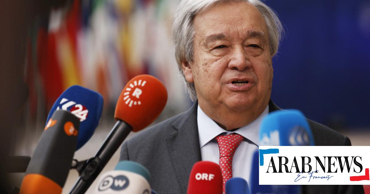 Le chef de l’ONU salue la contribution de 40 millions de dollars de l’Arabie saoudite à l’UNRWA ...